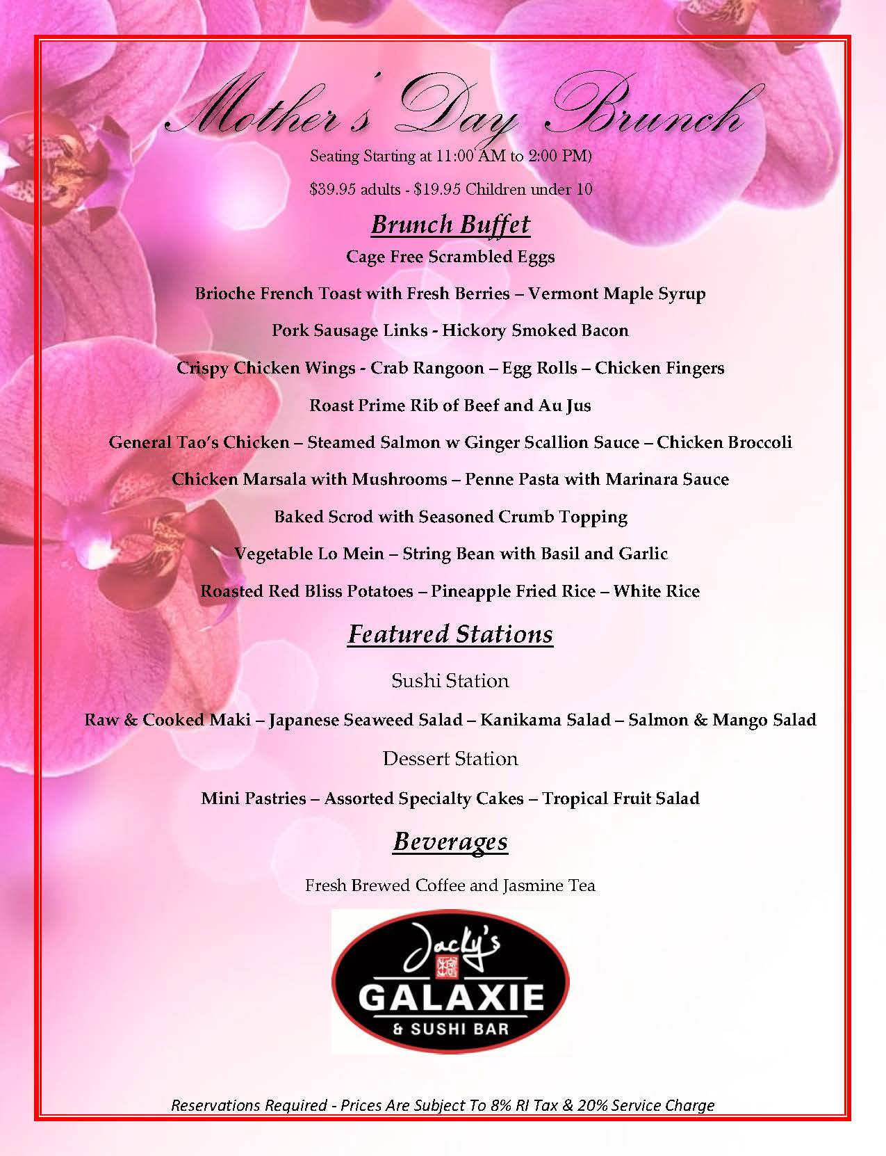 Welcome to Jacky's Galaxie | Events